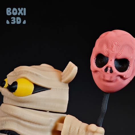 3d Printable Mummy Flexi Articulated Cute Stl File For 3d