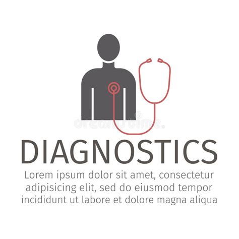 Diagnostic Icon Vector Sign Stock Vector Illustration Of Graphic
