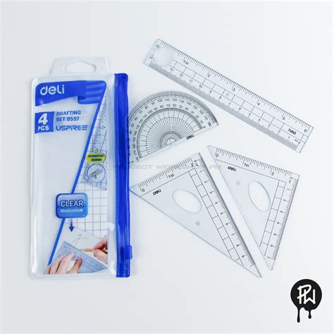 Deli Drafting Ruler Set 4pcs Project Workshop Ph