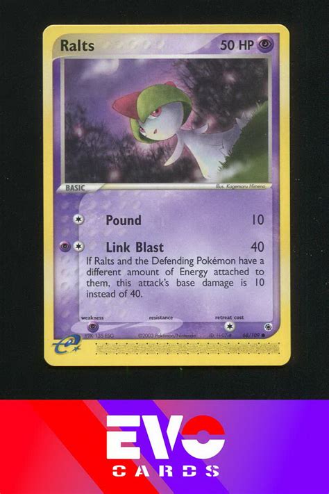 Ralts 68109 Ex Ruby And Sapphire Near Mint