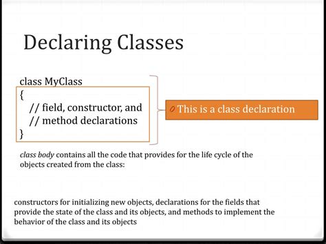 Ppt Understanding Classes And Objects In Java Oop Fundamentals For