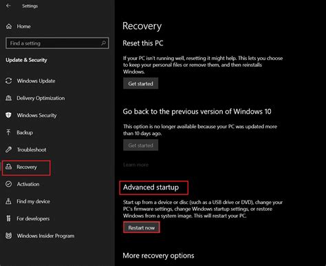 Windows 10 Recovery Mode At Shannon Heather Blog