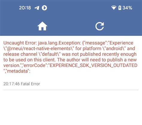 Expo Go Doesnt Supports Sdk 4400 · Issue 3712 · React Native Elementsreact Native Elements