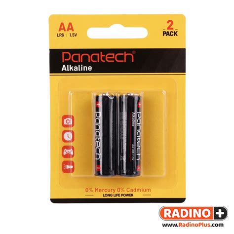 خرید باتری قلمی آلکالاین پاناتک مدل Panatech Lr6 رادینو پلاس