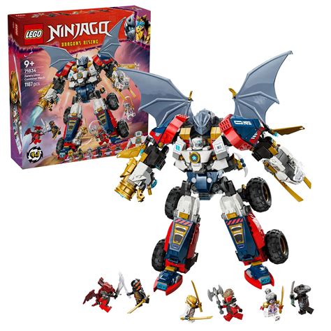 Lego Ninjago 2024 Zane Y Pixal Lego Instructions Zanes Dragon Power