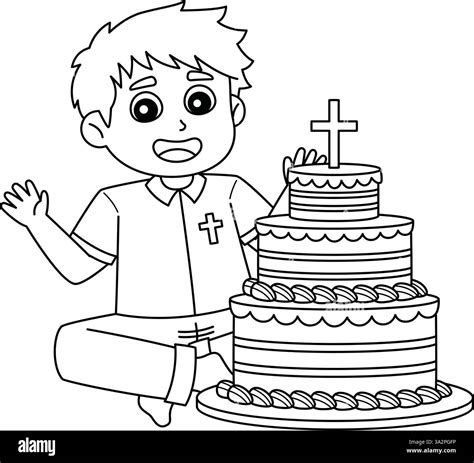 Celebrating Baptism Stock Vector Images Alamy