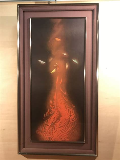 48％割引最高の品質の 速水御舟「炎舞」複製 絵画 110×56×3cm 絵画タペストリ 美術品 Otaonarenanejp