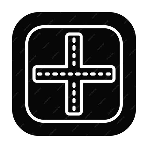 Premium Vector Intersection Vector Illustration Premium Vector Intersection Vector Illustration