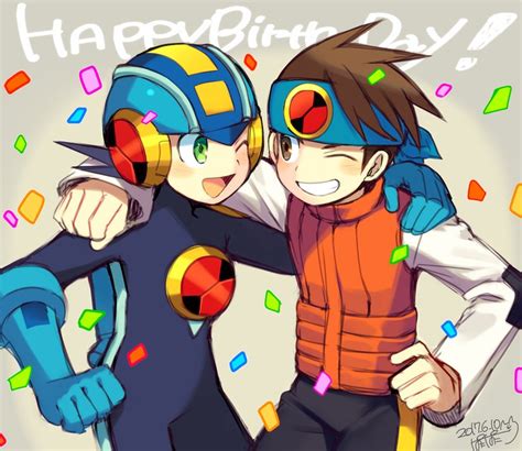 Megamanexe And Lan Hikari Mega Man And 1 More Drawn By Iroyopon