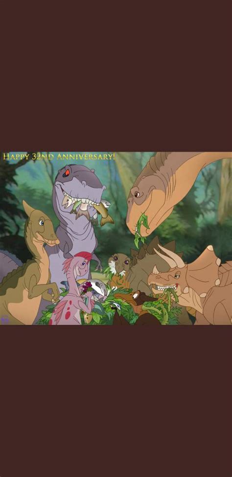 Land Before Time 32 Anniversary By Thunderwolf1930 On Deviantart