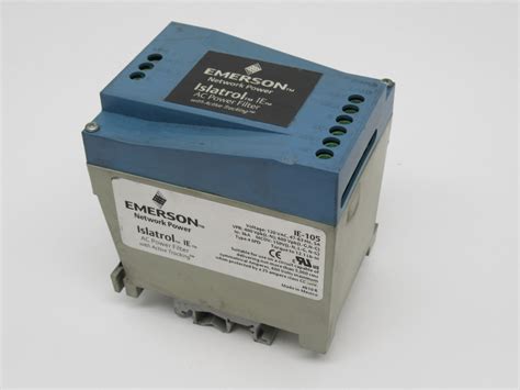 Emerson Ie 105 Isolated Ac Power Filter 120vac 47 63hz 5a Used