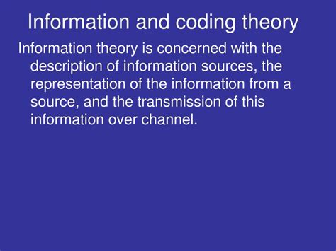 Ppt Dcsp 6 Signal Transmission Information Theory Powerpoint Presentation Id2279527