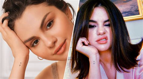 Selena Gomez 15 Tattoos And Meanings Creeto
