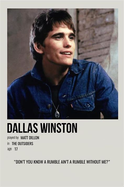 The Outsiders Dally Winston Quotes