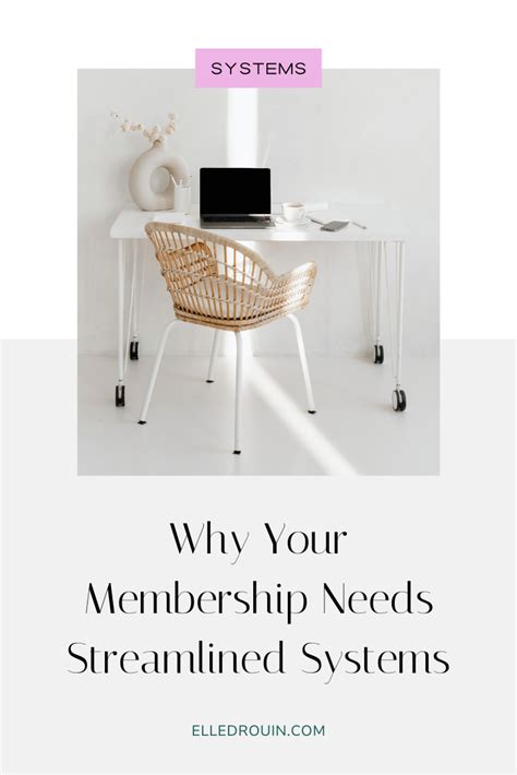 Why Your Membership Needs Streamlined Systems Elle Drouin
