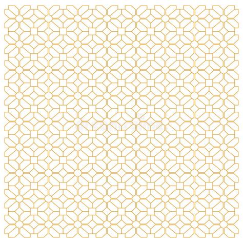 Luxury Gold Morocco Ornamental Pattern Texture Stock Vector