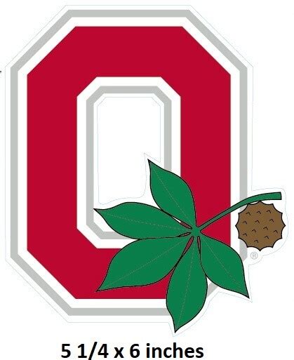 18 Styles Ohio State Buckeyes Wall Decal Osu University Sticker Decor