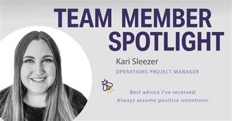 Team Member Spotlight Kari Sleezer Introducing Bex Team Member Kari