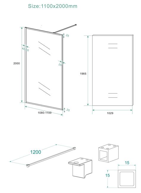 10 Mm Inloopdouche Met Rondom Mat Zwarte Profielen Kopen Douchecabinebe