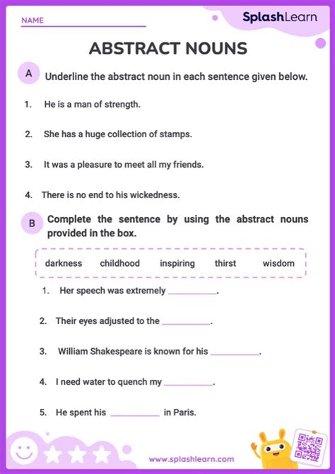 Nouns Worksheets Free And Printable Splashlearn