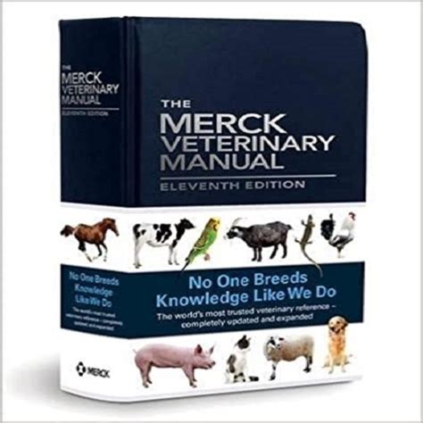 Merck Veterinary Manual Paper Grade Blue And White Suitable For Cattle Water Application