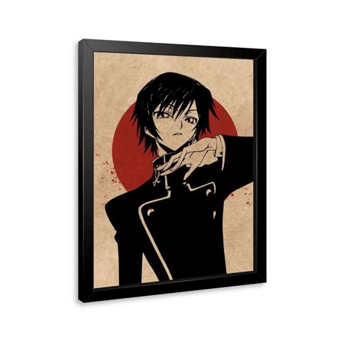 Quadro E Poster Lelouch Code Geass Quadrorama