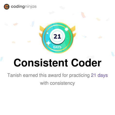 Tanish Aggarwal On Linkedin Codingninjas Achievements