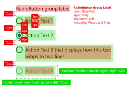 Рекомендации по радиокнопкам Windows apps Microsoft Learn
