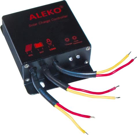 Aleko Lm118 24 Volt Charge Controller For 10 Amp Solar Panel Lcd