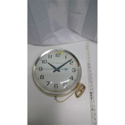 Vintage General Electric School Clock Working Schmalz Auctions