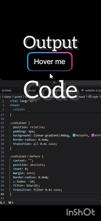 Button Animation In Html Css Part 81 Html 5 Css Coding Youtube