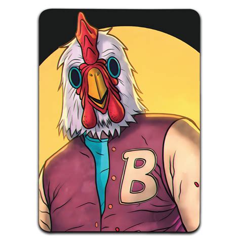 Mousepad Vertical Joc Hotline Miami Jacket Baza Antiderapanta 19 7 X