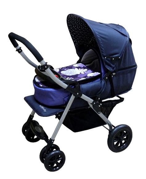 Коляска прогулочная с перекидной ручкой и колпаком до бампера Ecobaby ...