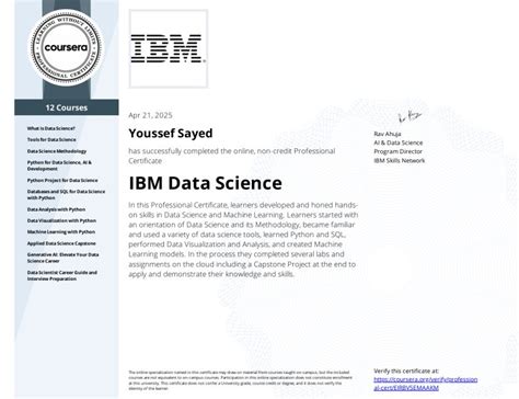 Ibm Datascience Machinelearning Python Ai Sql Generativeai Youssef Waleed 16 Comments