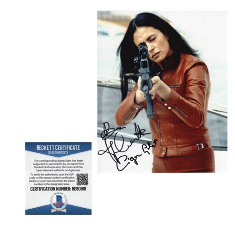 Maria Grazia Cucinotta Signed Photo The World Is Not Enough Bas Coa