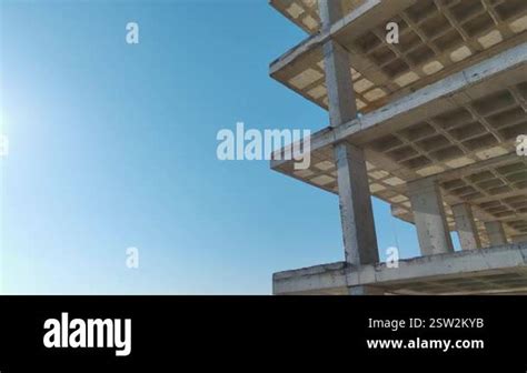 Resort Construction Near The Beach Aerial Footage Of A Tourist