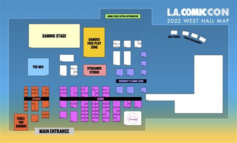 Comic Con 2022 Map