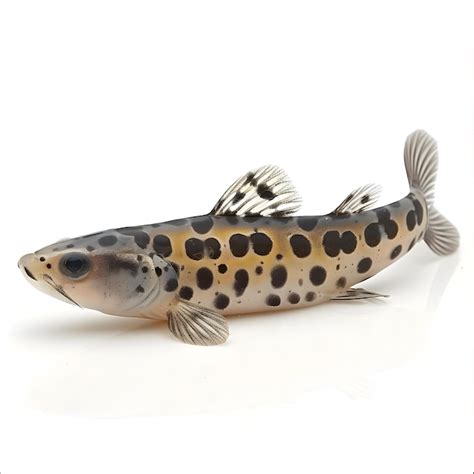 Spotted Fish On White Background Premium Ai Generated Image