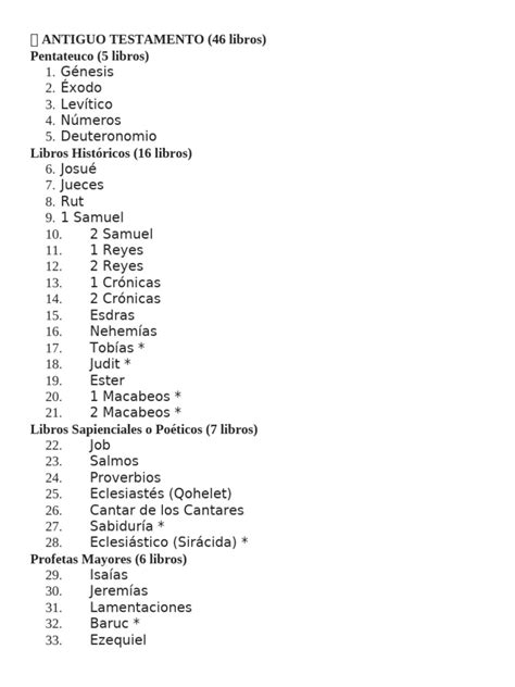 Estructura Del Antiguo Y Nuevo Testamento Pdf