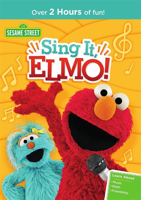 Sesame Street Sing It Elmo Dvd Various Películas Y Tv