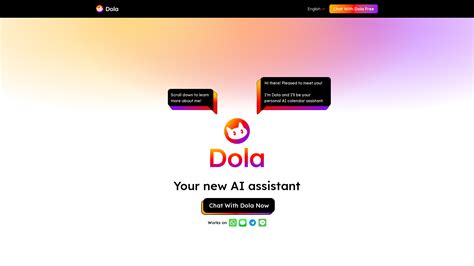 Dola Ai Ai Powered Calendar Assistant To Streamline Your Scheduling And Reminders