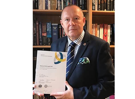 Focus On A Chartered Security Professional Dr Michael Mcdonagh City Security Magazine