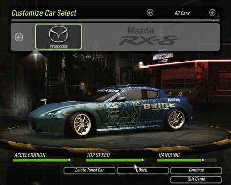 Showroom Mazda Rx 8 Need For Speed Polska Polskie Centrum Serii