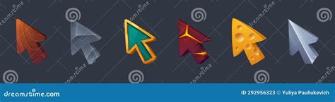 Mouse Arrows Icons Set Computer Mouse Click Cursor Mouse Click Cursor