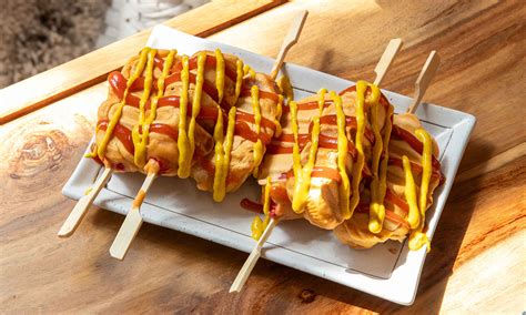 Mini Corn Dogs George Foreman Grills