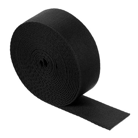Uxcell 5 Yards Nylon Webbing Strap 1 3 8 Inch Flat Webbing Straps For Bag Diy Black