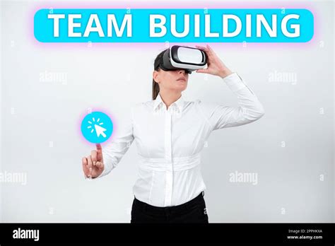 Conceptual Caption Team Building Internet Concept Types Of Activities