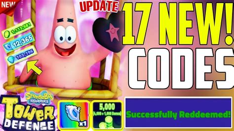 New Update Spongebob Tower Defense Roblox Codes 2025 Spongebob Td Codes Roblox Youtube