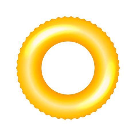 Premium Vector Vector Yellow Float Isolated On White Background