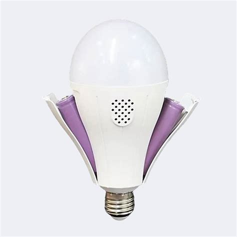 Лампа акумуляторна світлодіодна Bl 3820 E27 2 акумулятора 18650 з Usb заряджання